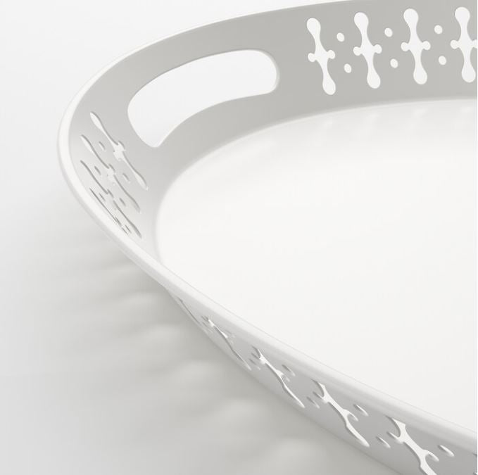 Buy Best Quality IKEA ROMANTISK Tray, White, 52x39 cm -Pakistan – Onepoint