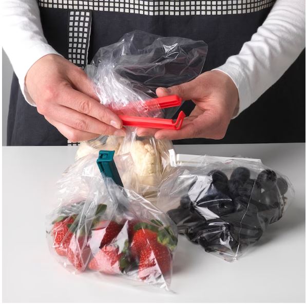 IKEA BEVARA Sealing Clip, Set of 30, Mixed Colours – Onepoint