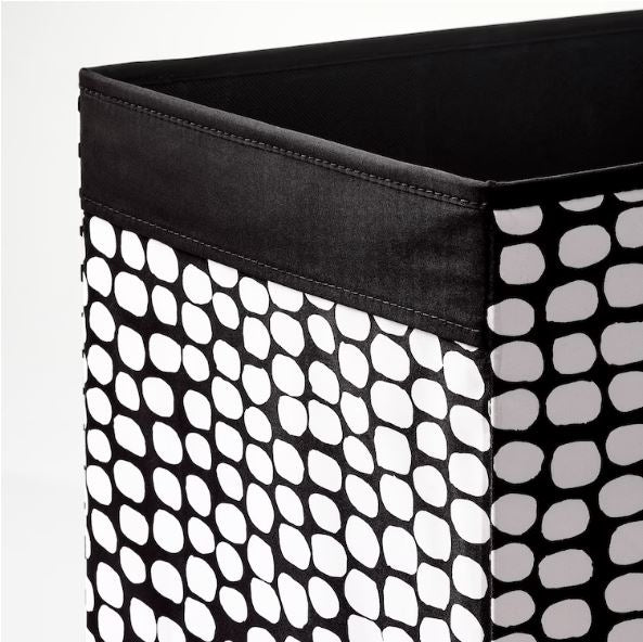IKEA DRONA Box, Black - White 33x38x33 cm FREE SHIPPING – Onepoint