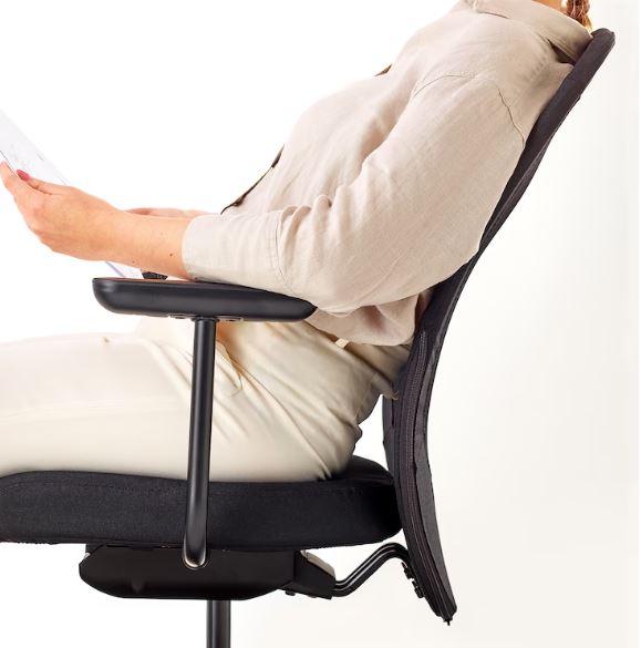 IKEA FLINTAN Office chair with FLINTAN Armrests, Black FREE SHIPPING ...